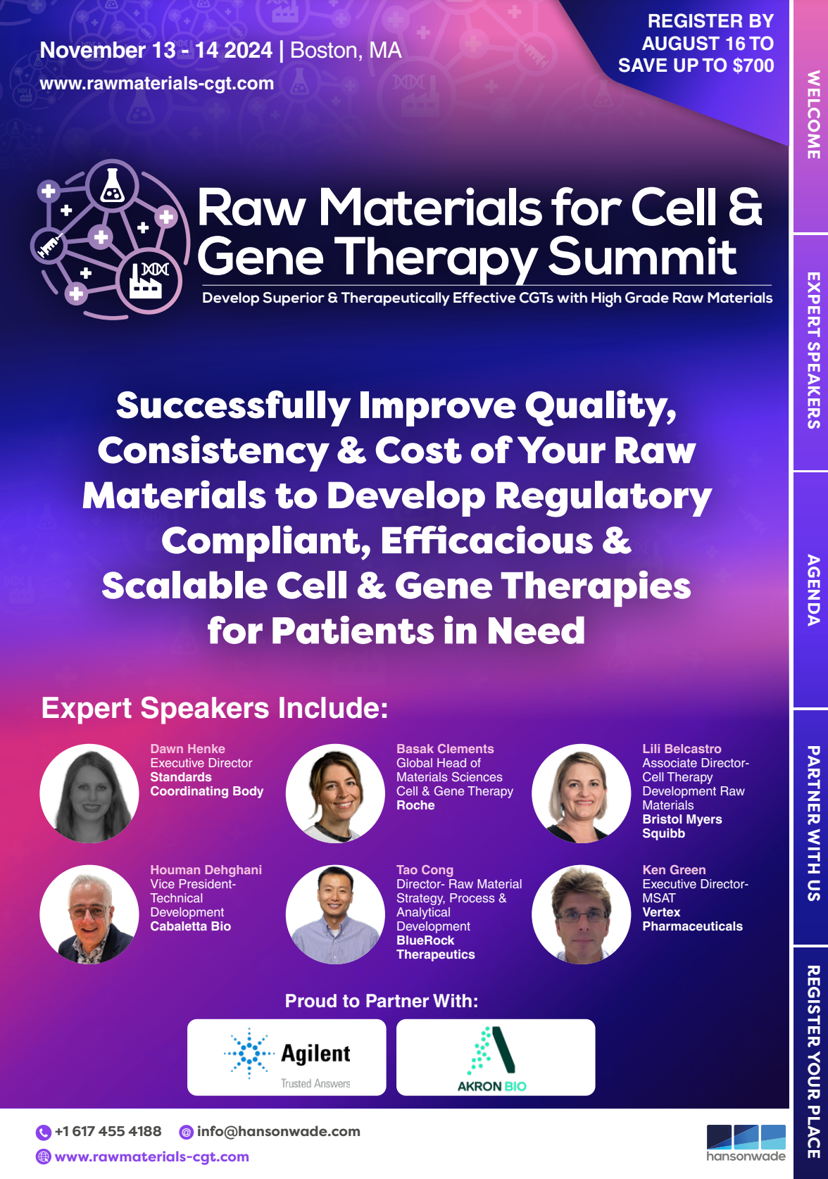 Full Event Guide - Raw Materials for Cell & Gene Therapy Summit